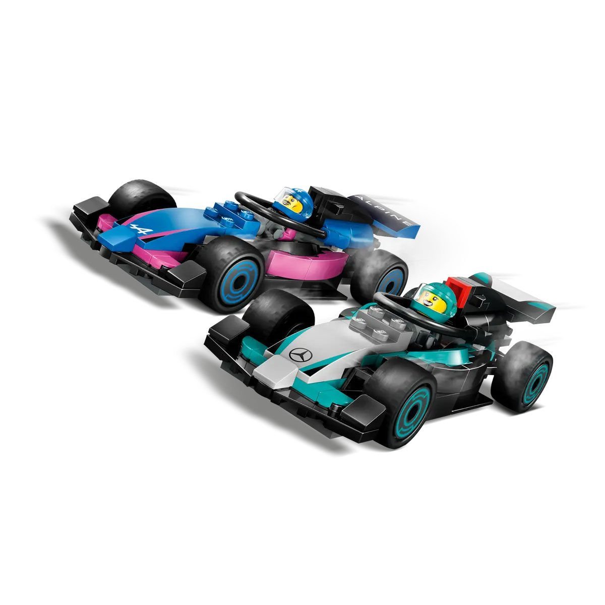 60444 Lego City F1 Garajı ve Mercedes-AMG ve Alpine Arabaları 678 parça ...