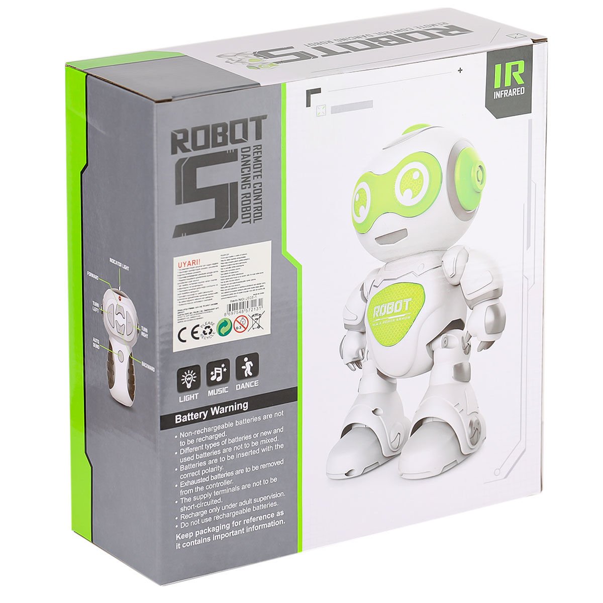 J608-1 Kumandalı Dans Eden Robot -Toysan Oyuncak | Erkol Oyuncak
