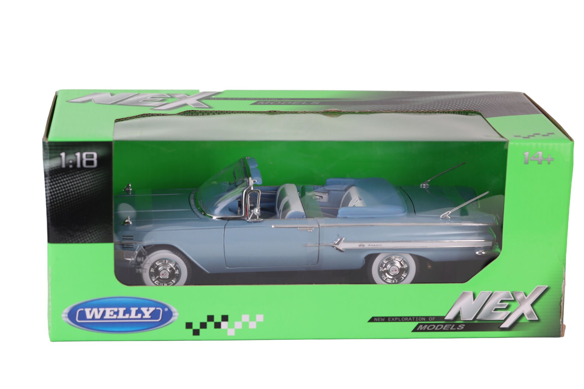 19864 WELLY 1 18 1960 CHEVROLET IMPALA | Erkol Oyuncak