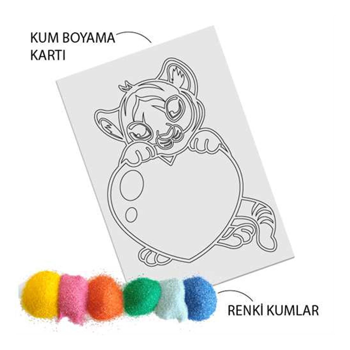 KM5027 Kumtoys Kum Boyama | Erkol Oyuncak